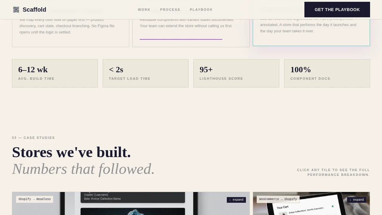 Build — Expert Ecommerce Development Landing Page Template | Build ...