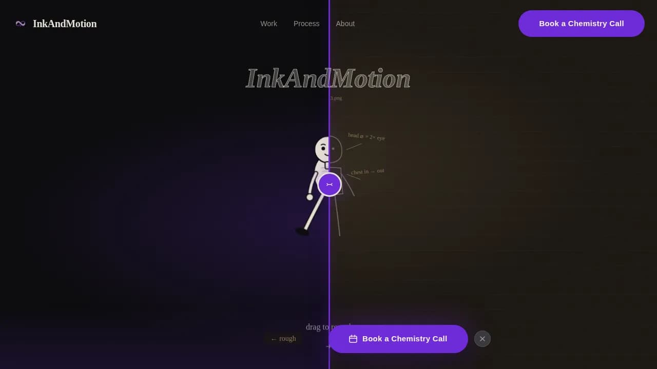 Cel — Artisan Animator Portfolio Landing Page Template | Build Fully ...