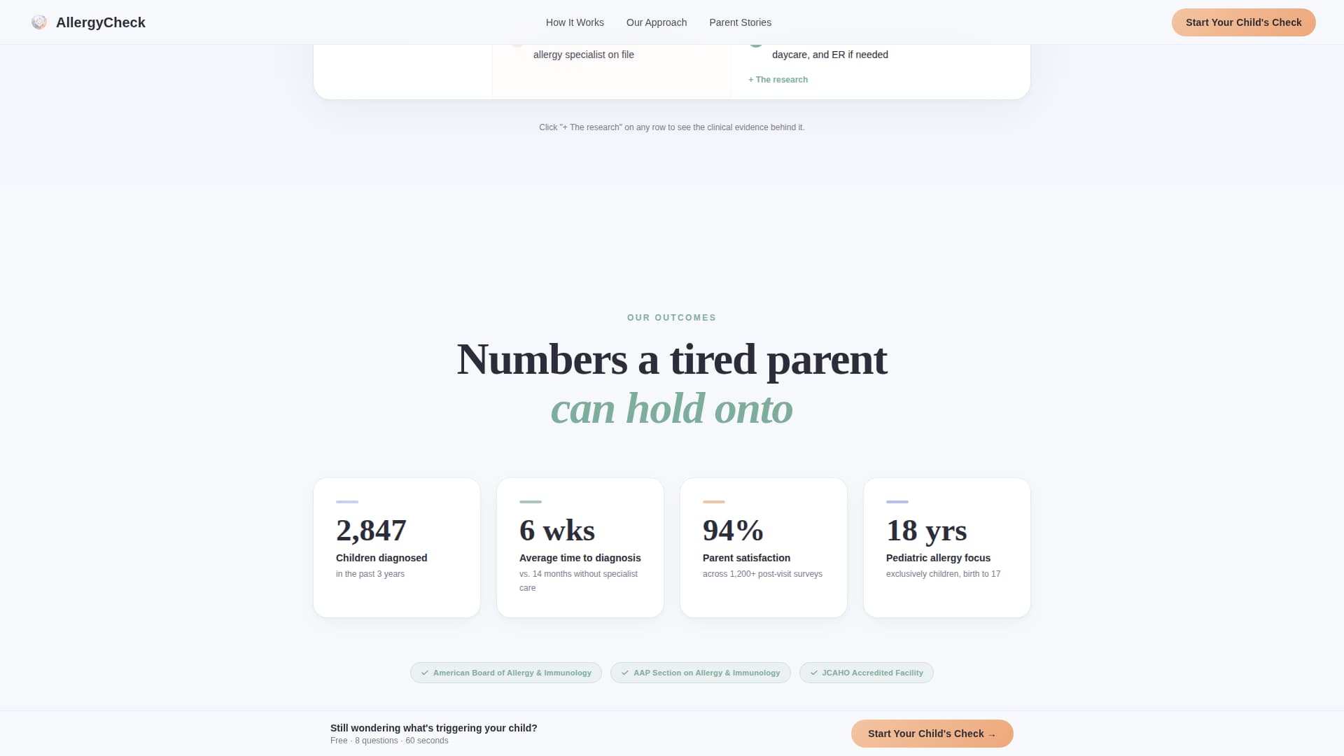 Breathe, Pediatric Allergy Clinic Landing Page Template