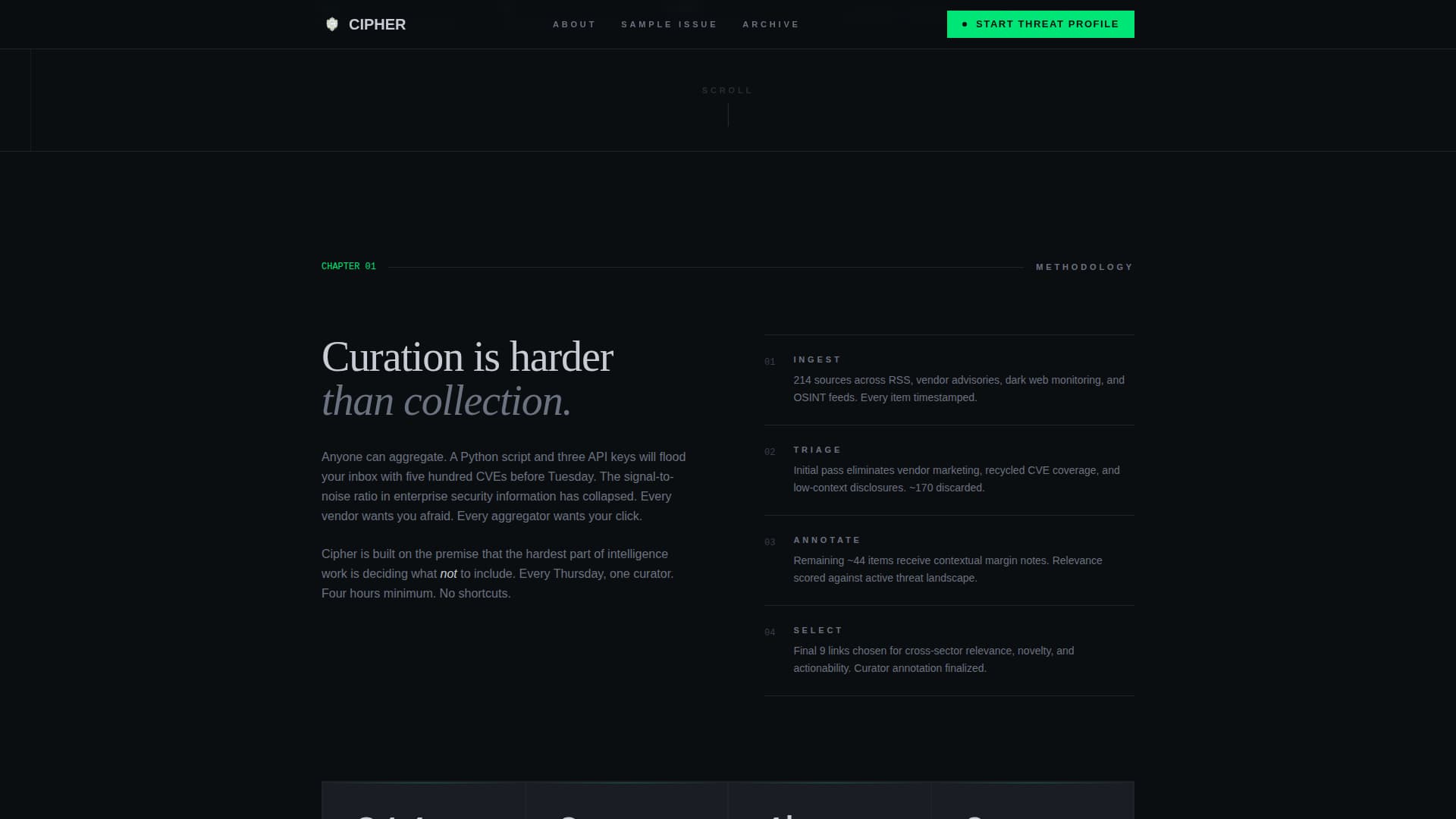 Cipher - Authoritative Cybersecurity Landing Page Template | Build ...