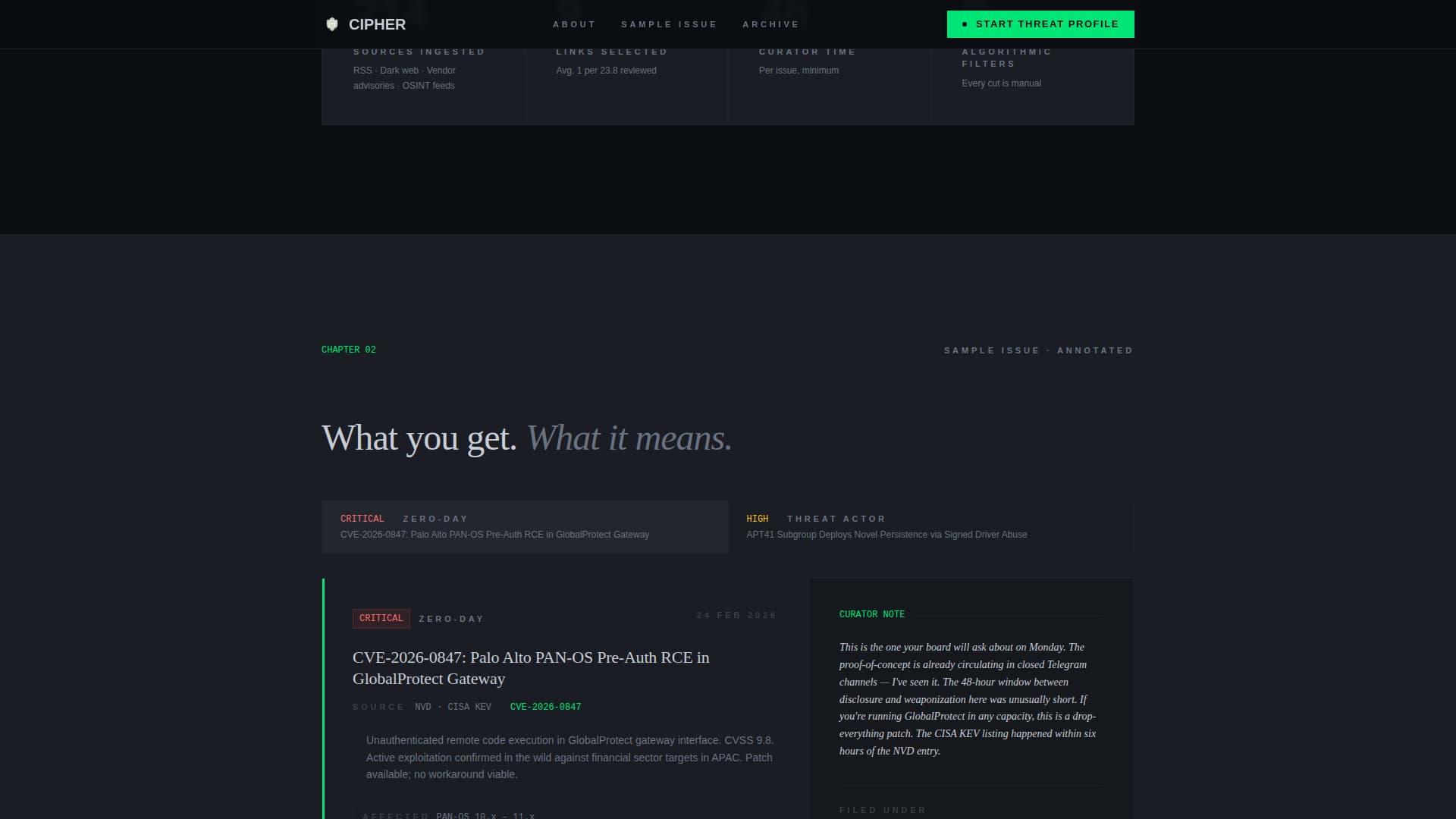 Cipher - Authoritative Cybersecurity Landing Page Template | Build ...