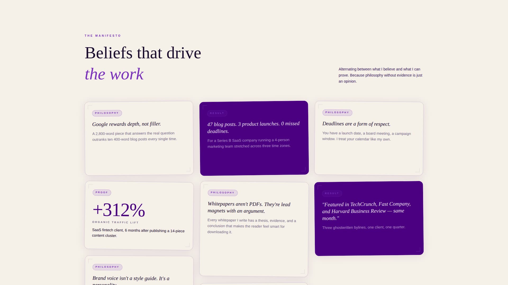 Byline - Compelling Contentwriter Landing Page Template | Build Fully ...