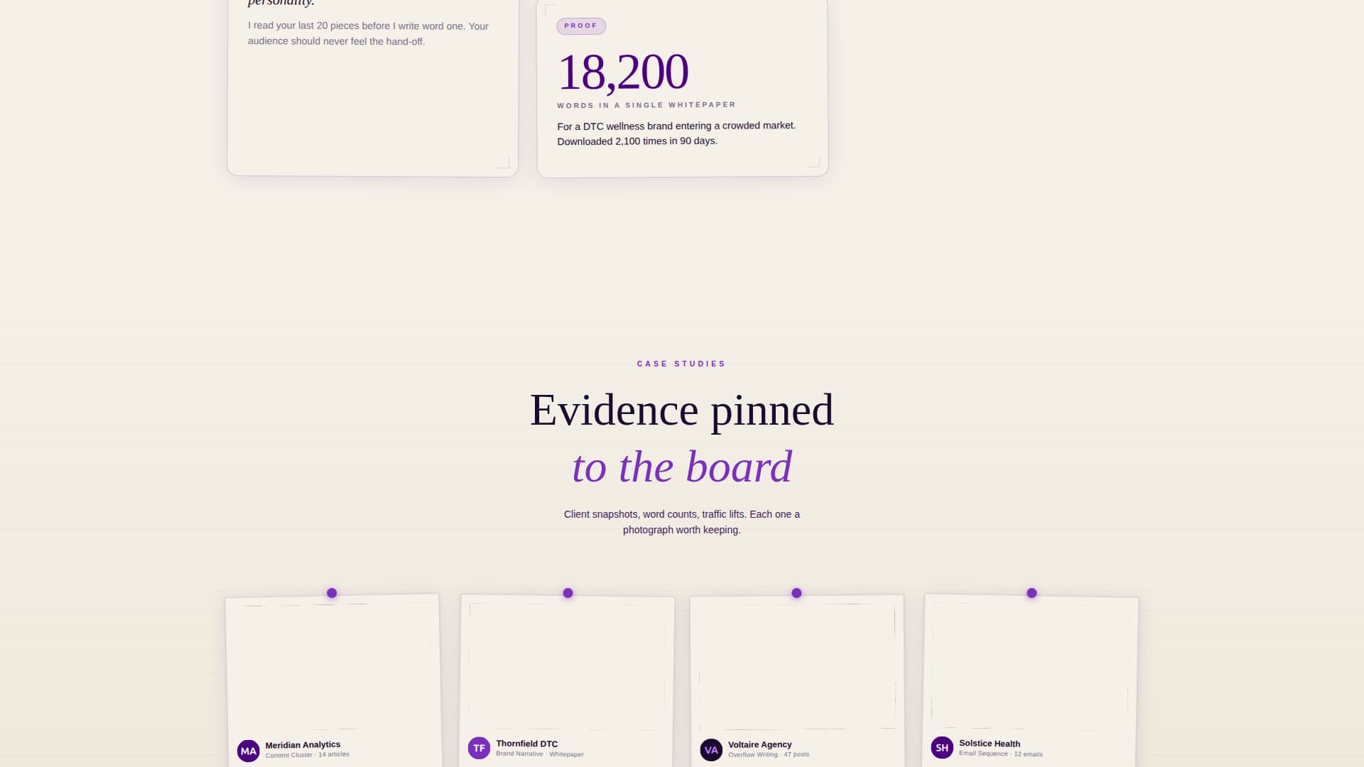 Byline - Compelling Contentwriter Landing Page Template | Build Fully ...