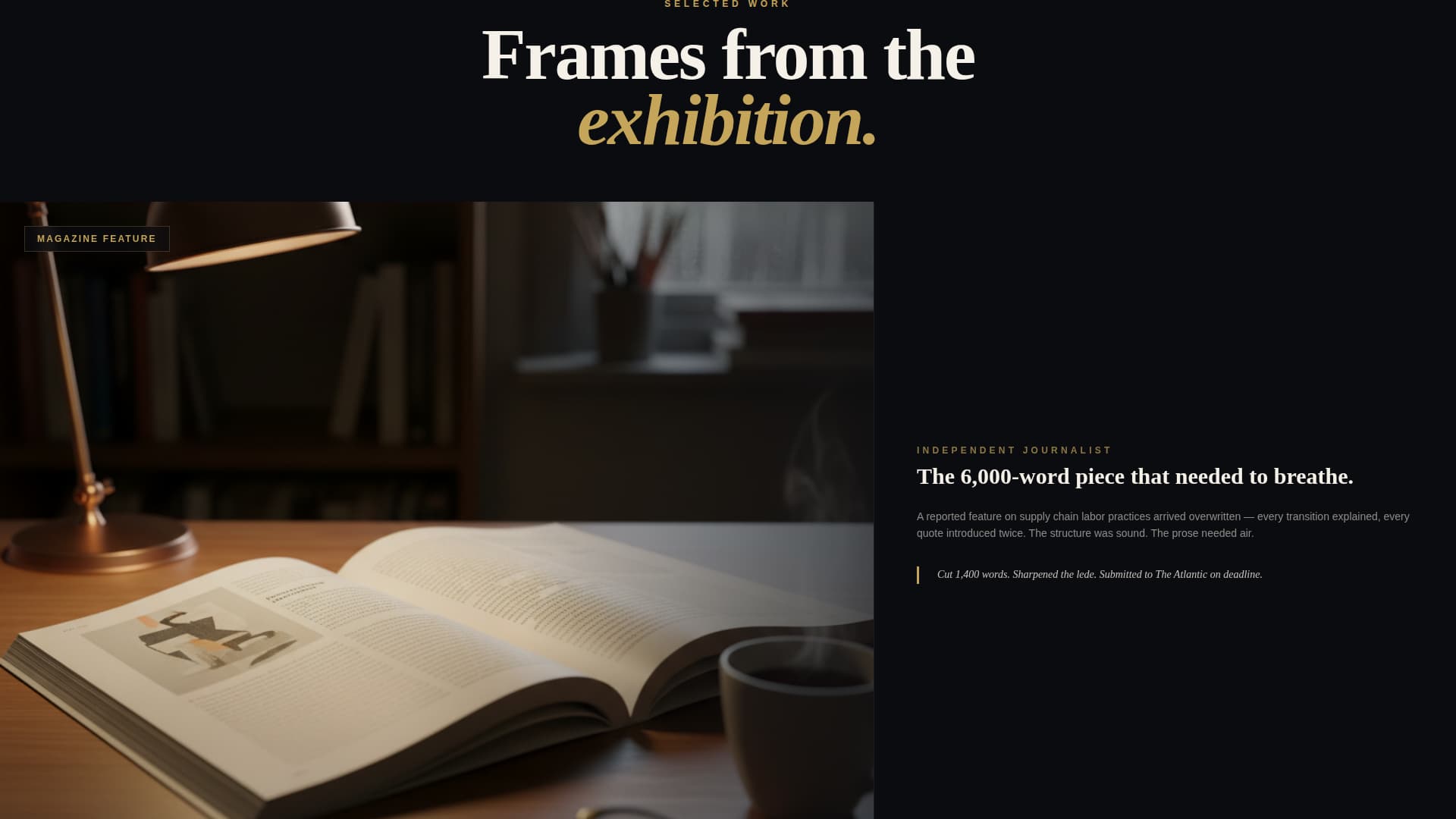 Byline - Compelling Freelancewriter Landing Page Template | Build Fully ...