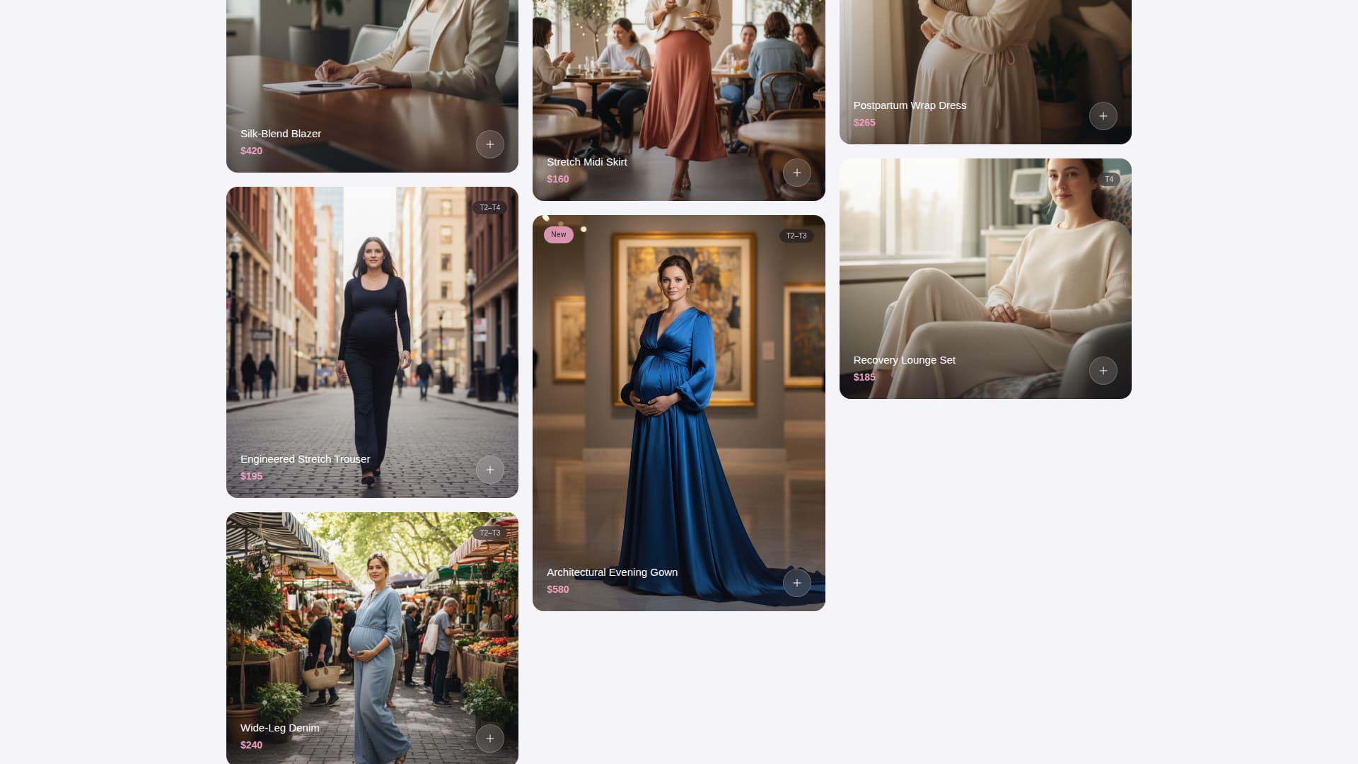 Bloom - Architectural Maternity Landing Page Template Template | Build ...