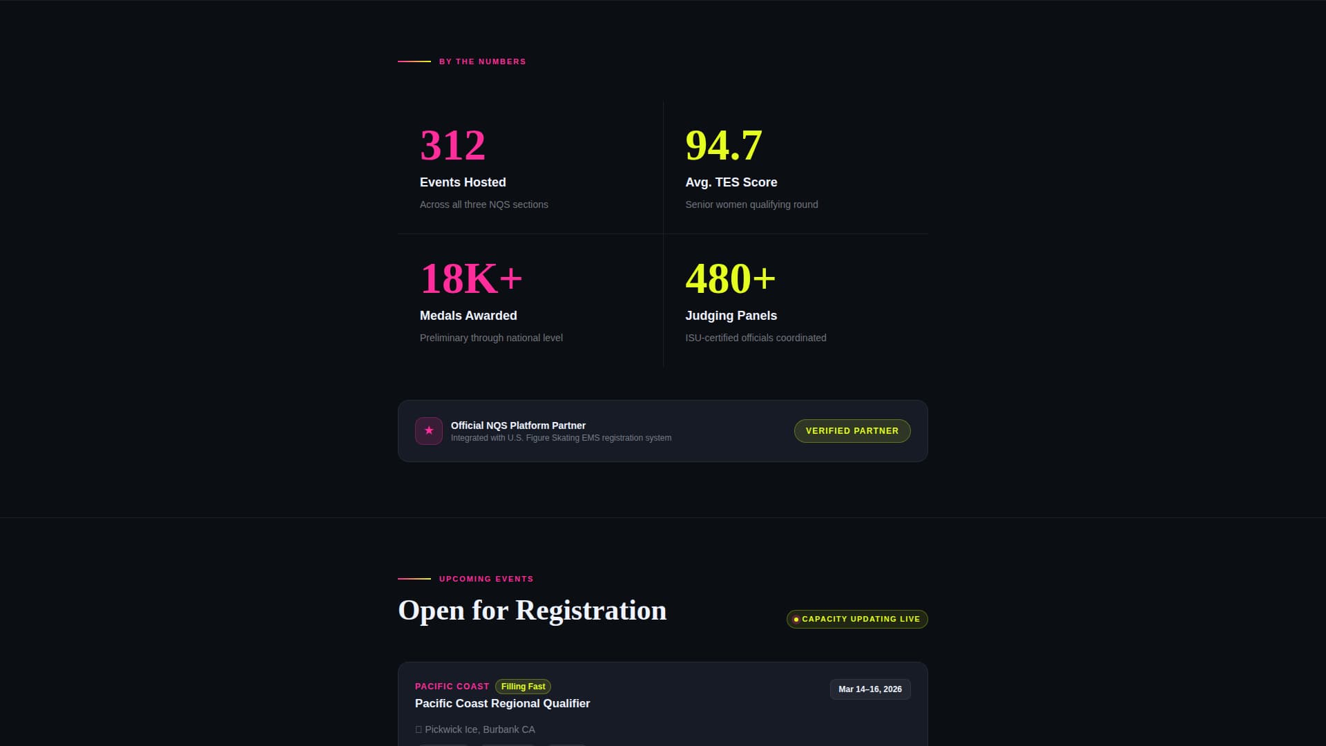 Axel - Electric Figureskating Landing Page Template Template | Build ...